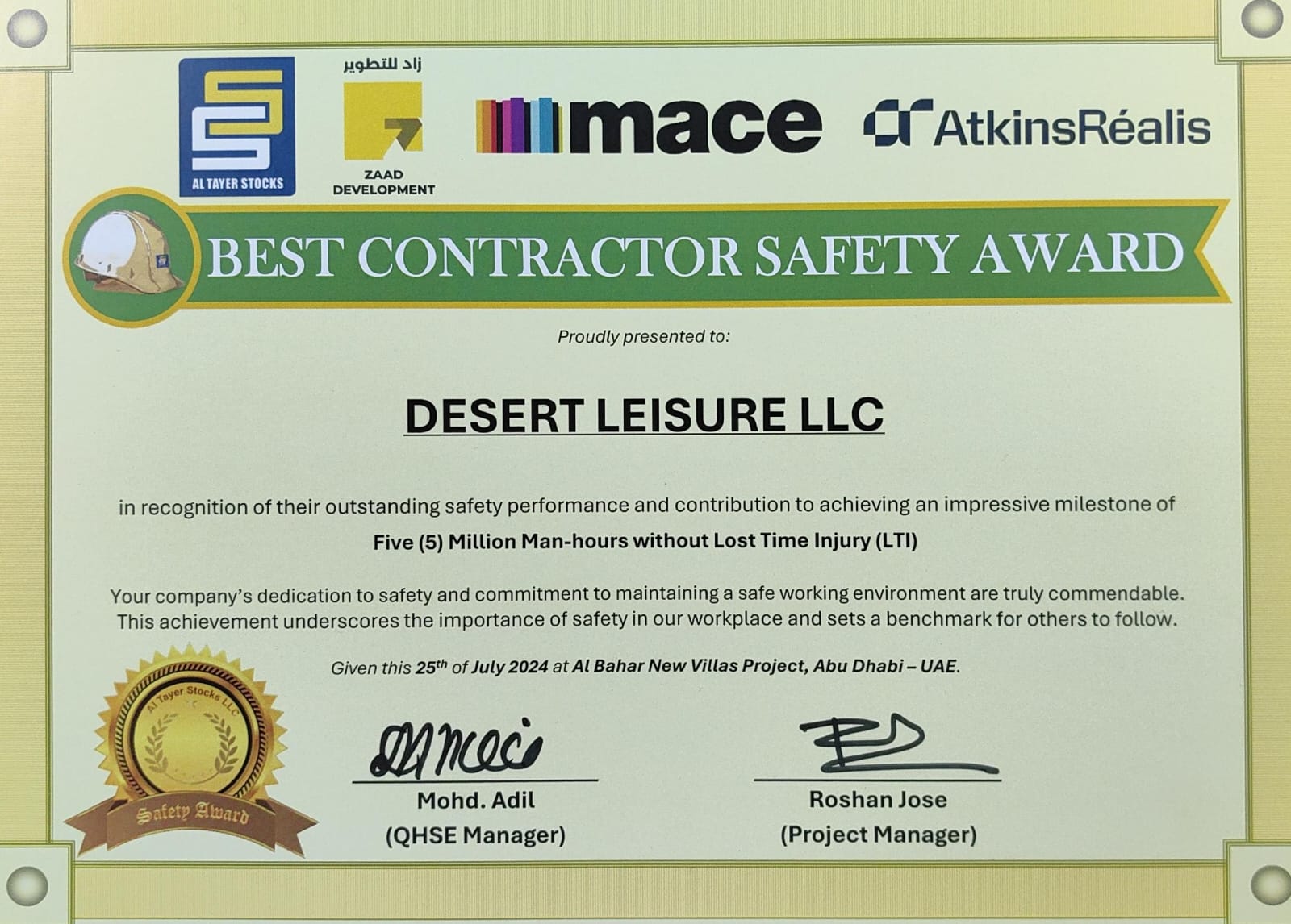 Desert Group’s Safety Culture: The Driving Force Behind 5 Million Safe ...